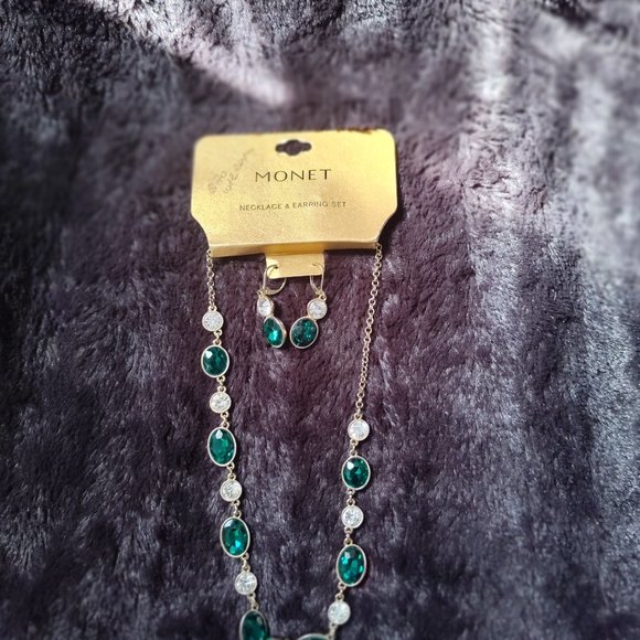 Monet | Jewelry | Monet Necklace And Earring Set | Poshmark